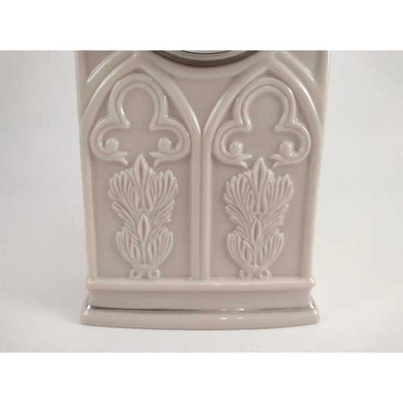 Lenox | Accents | Lenox White Mantle Clock Fleur De Lis Collection ...
